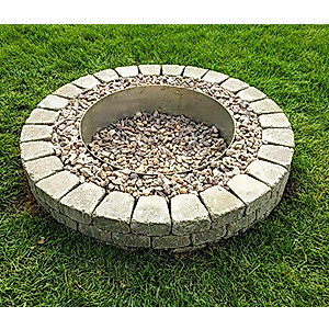 18" Deep Fire Pit Liner-Campfire Ring 45" Diameter Stainless Steel