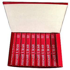 Maxell UR-60 Audio Cassette- Box of 10