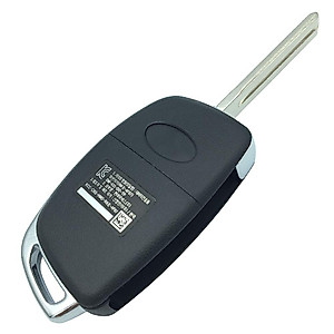 Replacement Uncut Key Remote Fob Case 4 Buttons fit for Hyundai Sonata Santa Fe Flip Key Remote Control Key Fob Shell