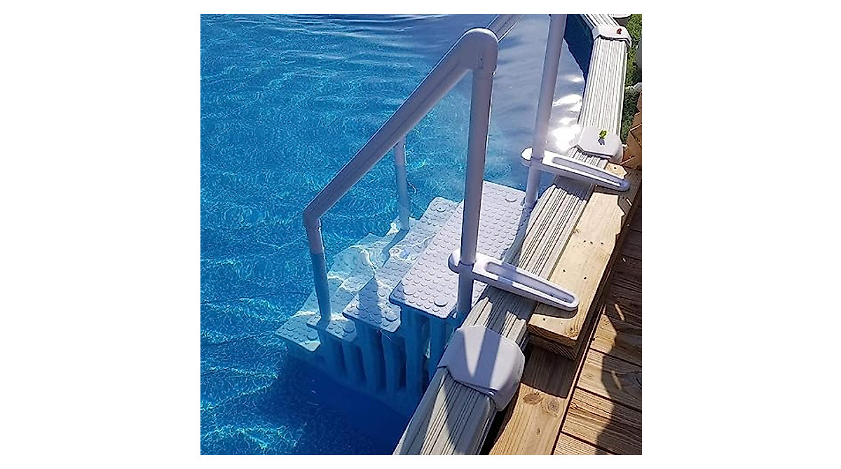 XtremepowerUS 32" Safety Pool Ladder for Easy Access