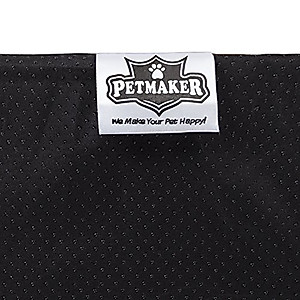 Memory Foam– 2-Layer Orthopedic Dog Bed with Machine Washable Cover - 26 x 19 for Medium Dogs up to 40lbs by PETMAKER (Tan)