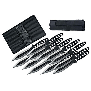 Szco Supplies Black Streak Throwing Knives Set
