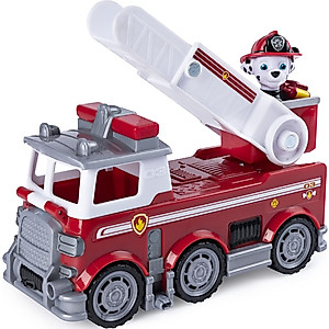 Paw Patrol Ultimate Rescue - Marshall's Ultimate Rescue Fire Truck with Moving Ladder and Flip-Open Front Cab, Ages 3 and Up