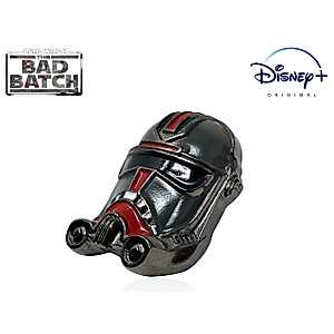 Disney's Star Wars BAD BATCH 3-Dimensional HELMET PIN, Collectors 5 PIN SET, Official Lucasfilm Star Wars Bad Batch 3D METAL HELMETS, 5 x Pins
