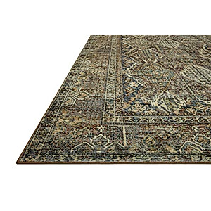 Loloi Magnolia Home by Joanna Gaines x Banks Spice/Blue 7'-6" x 9'-6" Area Rug