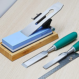 Aovemt Honing Guide for Chisels and Planes - Blades, Plane Iron, Chisel Sharpening Jig - Fits Chisels 1/8’’ to 1-7/8’’ - Fits Planer Blades 1-3/8’’ to 3-1/8’’