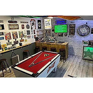 White Stripes Rock Tin Signs Metal Poster Warning Sign Decor for Garage Home Garden Retro Tin Sign Wall Birthday Party Bar Cafe Kitchen