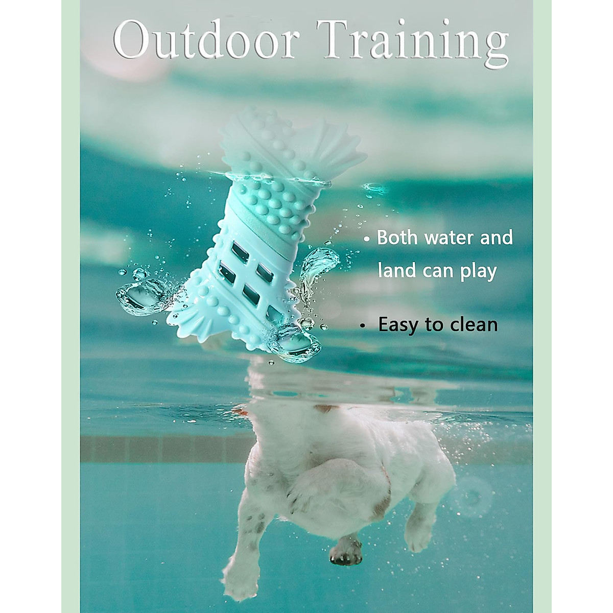 Rfirady Dog Chew Toys for Aggressive Chewers, 2 Pack Indestructible Durable Tough Interactive Dog Toys with Dog Treat Ball, Puppy Teething Chew Toys for Small Meduium Large Dogs