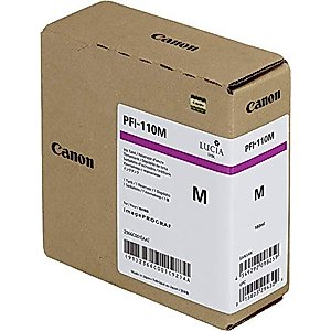 Canon PFI-110 160ml Magenta Pigment Ink Tank for imagePROGRAF TX-2000, TX-3000 and TX-4000 Printers