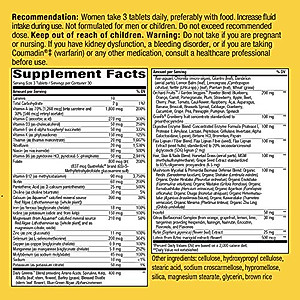 Nature’s Way Alive! Max3 Potency Women’s Multivitamin, High Potency B-Vitamins, 90 Tablets