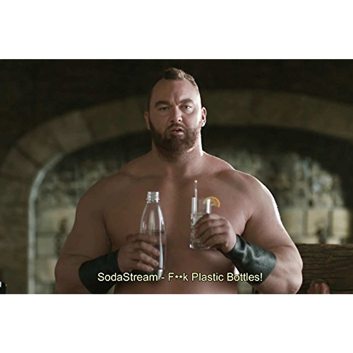 Sodastream Source 2 Pack Original White Carbonating Reusable Water Bottles 1 Liter BPA-Free Fits Only - Play, Source, Power, Spirit and Fizzi Soda Makers