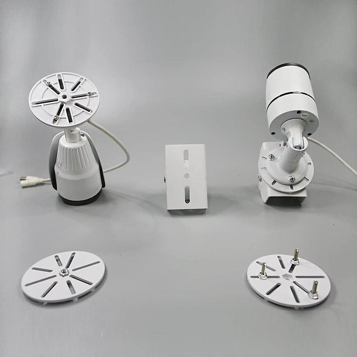 compcctv CCTV Security Camera Mount Bracket, Adjustable Universal Camera Wall Mounting Bracket for CCTV Security Camera/I Mount/Dome Camera/IP Camera/11.8in