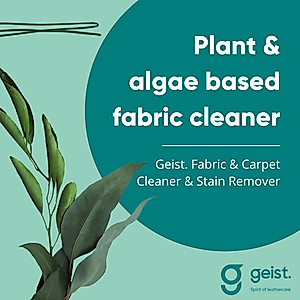 Geist. Fabric Cleaner & Stain Remover | For Alcantara & cloth car interior, sofa, furniture, carpet, rug, clothes | Plant based | Suitable for cotton, wool and artificial fibres | 500 ml / 16.75 fl.oz