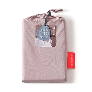 bbhugme Pregnancy Pillow Cover - Cotton Jersey Fabric - Fits Pregnancy Pillow for Side Sleeping - Cover Only, Pregnancy Pillow Sold Separately, Dusty Pink