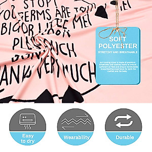 Allnice Nursing Cover 2 Pcs Baby Breastfeeding Cover Soft Nursing Scarf for Infant Stroller Cover Nursing Scarf Baby Shower Gifts for Newborn Baby Boys and Girls, Pink and Black