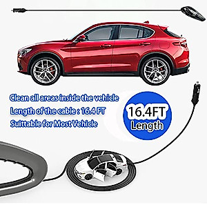 Arbutin Car Vacuum Cleaner,Updated Version Handheld Vacuum Cleaner for Car with 16.4FT Cable Portable Vacuum Cleaner,Auto Accessories Kit for Detailing and Cleaning Car Interior