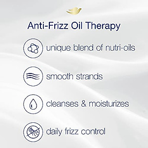 Dove Nutritive Solutions Shampoo, Anti-Frizz Oil Therapy 20.4 Fl oz