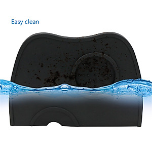 Handook Tamper Mat, Espresso Tamper Mat, 8.3 X 5.9 Inch Coffee Mat, Coffee Tamper Mat for Espresso Machine, Espresso Accessory, Barista Tools, Coffee Tamper Station, Espresso Pad for Counter (Black)