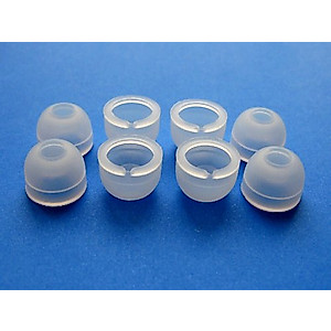 8pcs (CL) Small Size (S) Replacement Earbuds Eartips Adapters Compatible with Motorola S9 S9-HD S10 S10-HD Headphones/Headsets