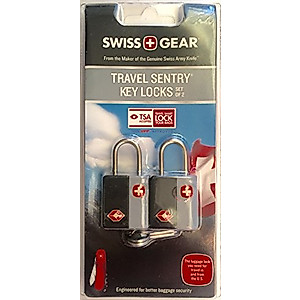 Swiss Gear Travel Key Locks & Luggage Tags - Set of 2 Each