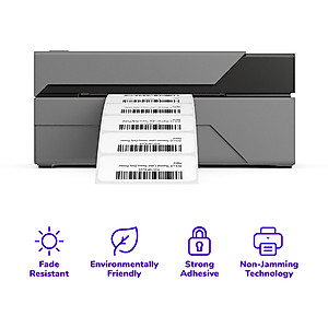 Rollo Direct Thermal 2x1 Barcode Labels - Roll of 1,000 Thermal Labels (Commercial Grade)