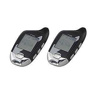 EASYGUARD EC202 2 Way car Alarm System with LCD Pager Display Remote Engine Start & Microwave Sensor DC12V