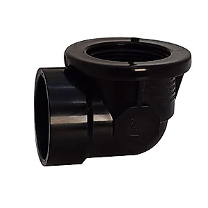 Westbrass D534-5-07 SCH. 40 ABS 1-1/2" Course Thread Plumber's Pack Tip-Toe Bathtub Drain Plug with Two-Hole Elbows, Satin Nickel (5-Pack)