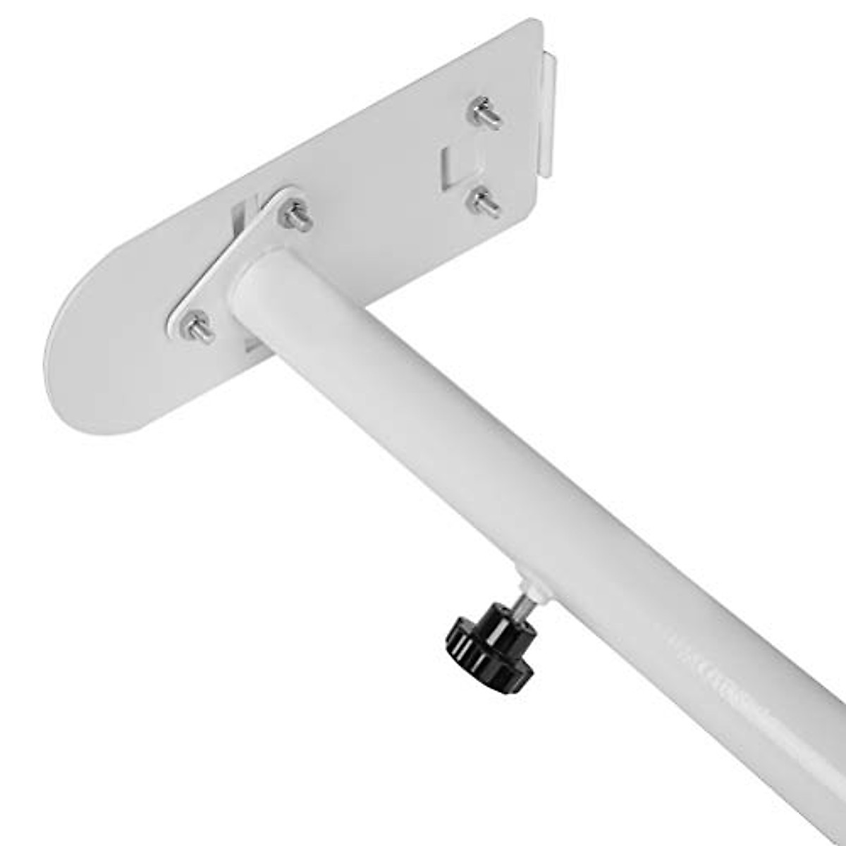 ECCPP Adjustable Van Ladder Rack Hightop 2 Bars Roof Rack fit for Chevy Express 2500 for GMC Savana with Rain Gutters Heavy-Duty Steel Pickup Truck Ladder Rack 700Lb Lumber Utility