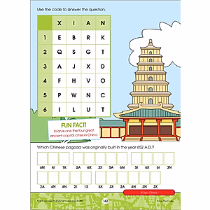 School Zone - Travel the World 1st Grade Learning Workbook - 240 Pages, Ages 6 to 7, Stickers, Beginning and Ending Letters, Geography, Culture, and More (Easy-Tear Top Bound Pad) (Learning Tablets)