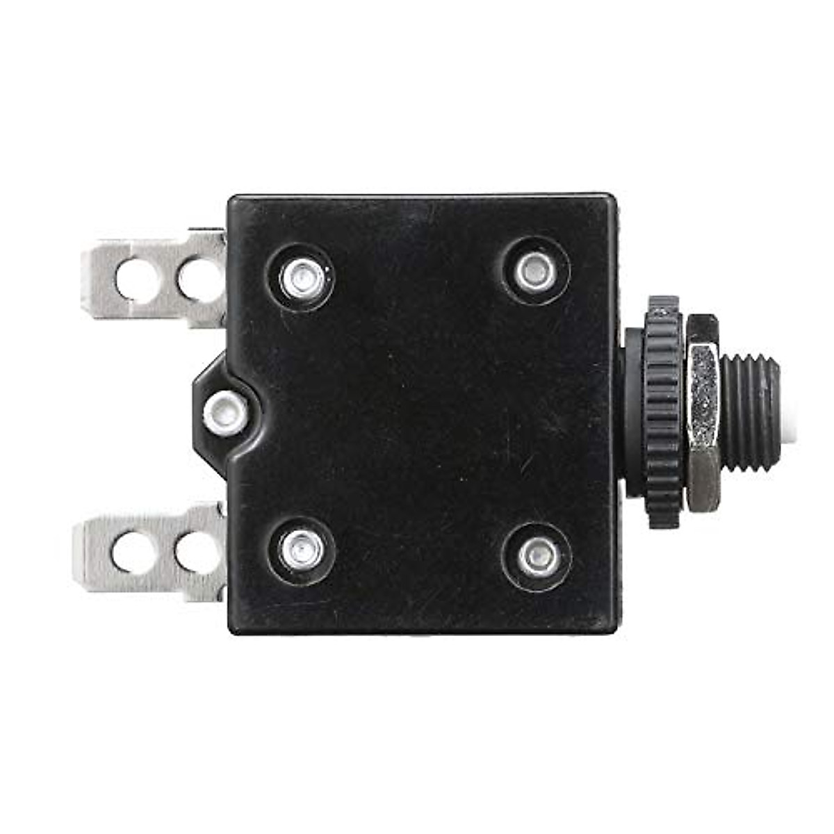 SEACHOICE 13131 Push Button Circuit Breaker 15A, Black