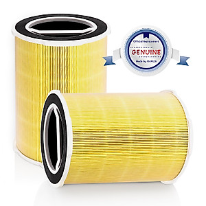 2 Packs Genuine Ganiza G200S/G200 Air Purifier Pet A11ergy Filter, 3-in-1 True H13 HEPA and Activated Carbon Air Filter for Pet Dander, Hair, Pollen, Dust, Pet Odor, G200S/G200-RF