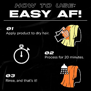 XMONDO Color Super Orange Depositing Mask & Semi-Permanent Orange Dye | Infused with Bond Booster Technology & Hyaluronic Acid for Nourishment, Revitalization & Repair, Vegan Formula, 8 Fl Oz 1-Pack