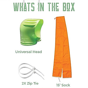 Easy Pickins EP-FH-1 Fruit Picker Basket with Funnel, Green