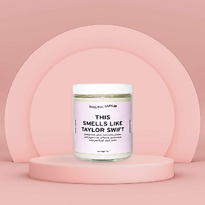 Cool Girl Candles | This Smells Like Taylor Scented Candle | All Natural Coconut Soy Wax | The Best Strong Scented Candles for Home Fragrance | Clean Burning | Funny Gifts | 8.5 fl oz