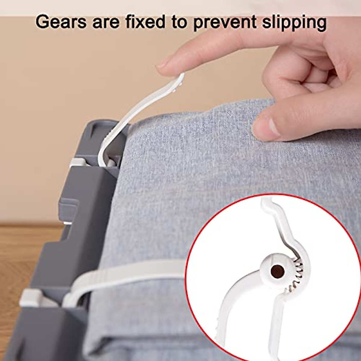 10 Layer Stackable T Shirt Trays Board with Clips Wardrobe Shelf Dividers Closet Organizers Pants Clothes Folder Storage System