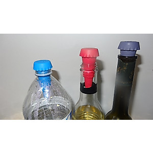 Brew Stopper 6 Pack Ideal Wine Stopper Beer Stopper Spirt Compare to Rabbit Wine Stopper champagne stopper Model: BStop6 (Home & Kitchen)