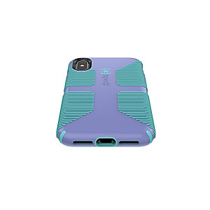 Speck Products CandyShell Grip iPhone XR Case, Wysteria Purple/Mykonos Blue
