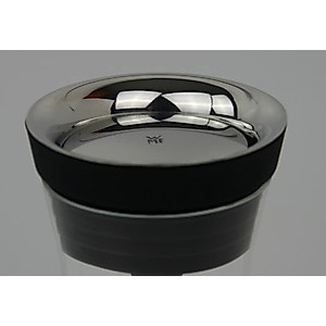 WMF Basic Water Decanter 1L Height 29 cm Close-Up Stopper Glass Cromargan® Stainless Steel,Silver