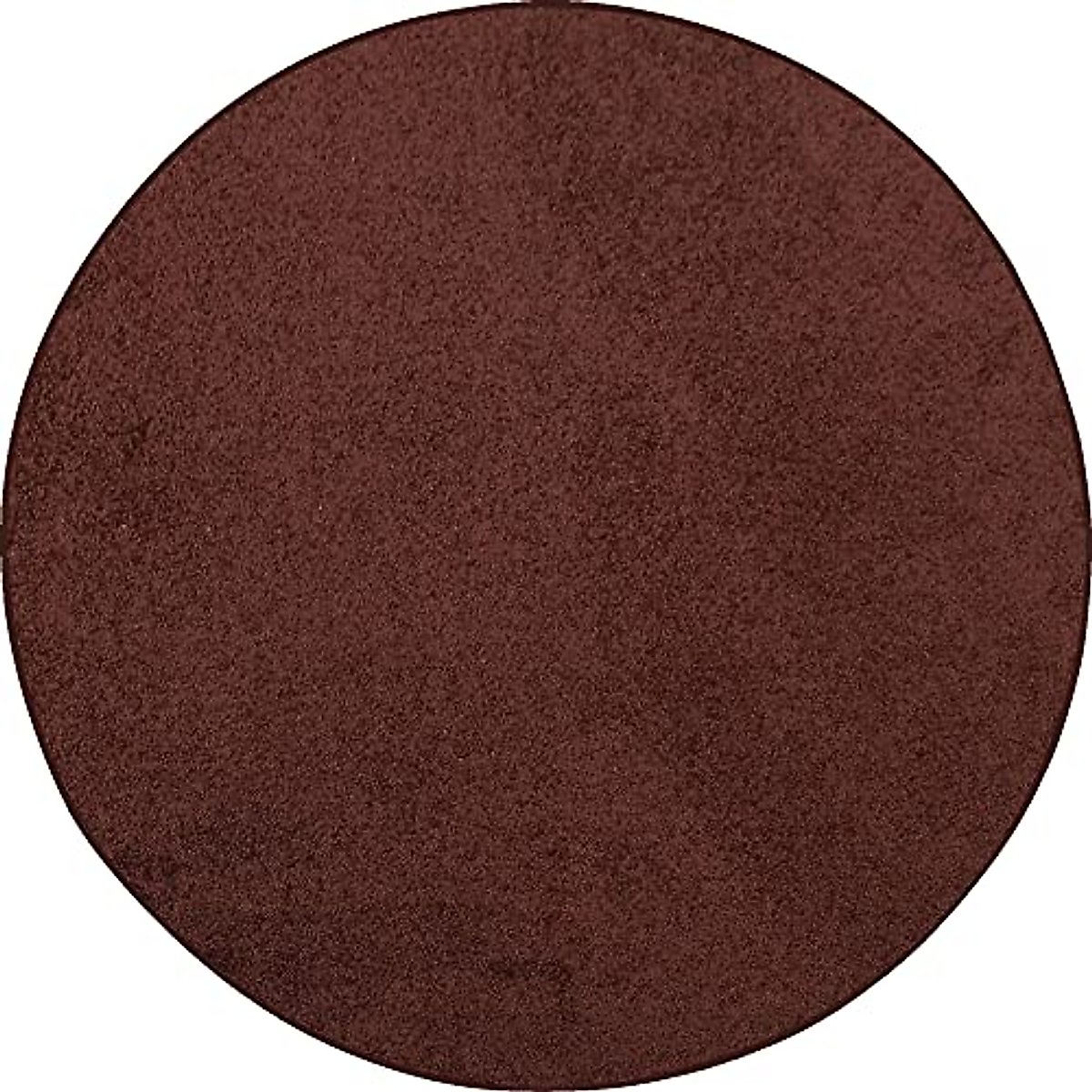 Bright House Solid Color Round Shape Area Rugs Chocolate - 3' Round