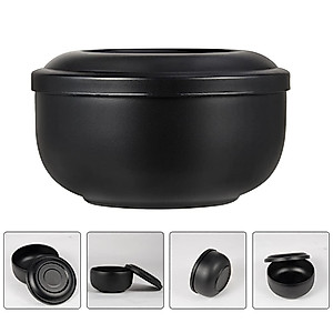 Beaupretty Stainless Steel Shaving Soap Bowl Shaving Mug for Shave Cream Soap Shaving Cup with Lid