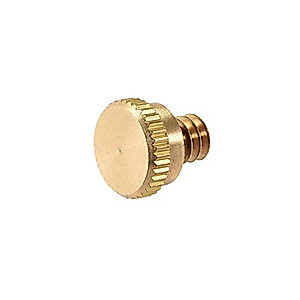 uxcell Misting Nozzle Plug, UNC10-24 Screw Thread Brass for Outdoor Cooling System, 20 Pcs (9mm Height)