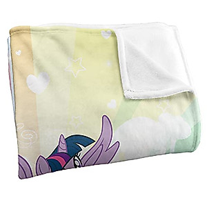 My Little Pony Tv Pony Group Officially Licensed Silky Touch Super Soft Throw Blanket 50" x 60"