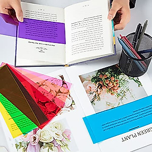 32 Pieces Colored Overlays for Dyslexia, Guided Reading Highlight Strips, Colored Overlay Reading Tracking Rulers for Dyslexia Irlens, ADHD and Visual Stress