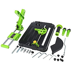 YaeTek Upgraded Angle Grinder Stand 45 Degree Clamp Angle Grinder Holder Bracket with Slide Handle for 100-125 Angle Grinder