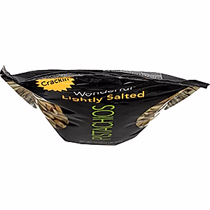 Wonderful Pistachios In Shell, Lightly Salted Nuts, 16 Ounce Resealable Bag - Healthy Snack, Protein Snack, Pantry Staple