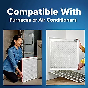 Filtrete 20x30x1 AC Furnace Air Filter, MERV 11, MPR 1000, Micro Allergen Defense, 3-Month Pleated 1-Inch Electrostatic Air Cleaning Filter, 2 Pack (Actual Size 19.81 x 29.81 x 0.81 in)