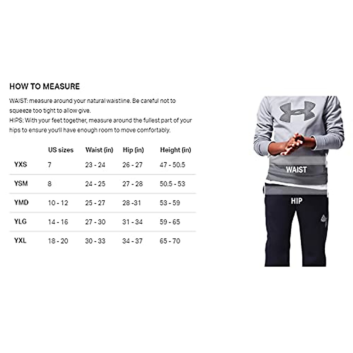 Under Armour boys Brawler 2.0 Pants , Black (001)/White , Youth Large