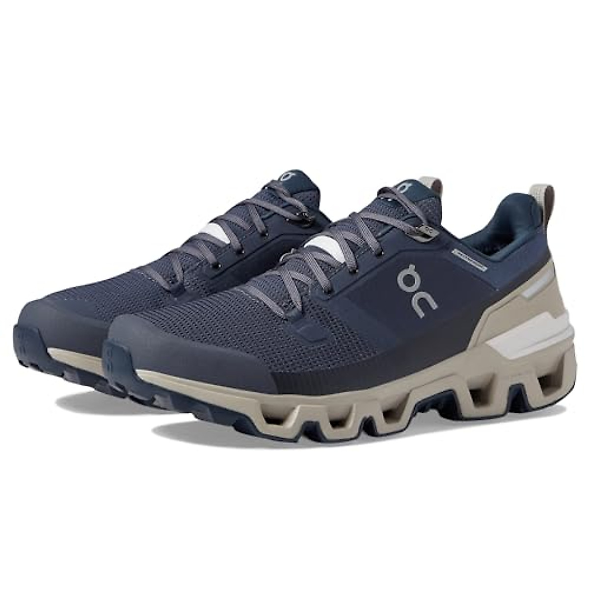 ON Cloudwander Waterproof (Women) Navy/Desert 8.5 M