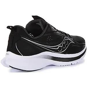 Saucony Women's Kinvara 13 Running Shoe, Black/Silver, 8