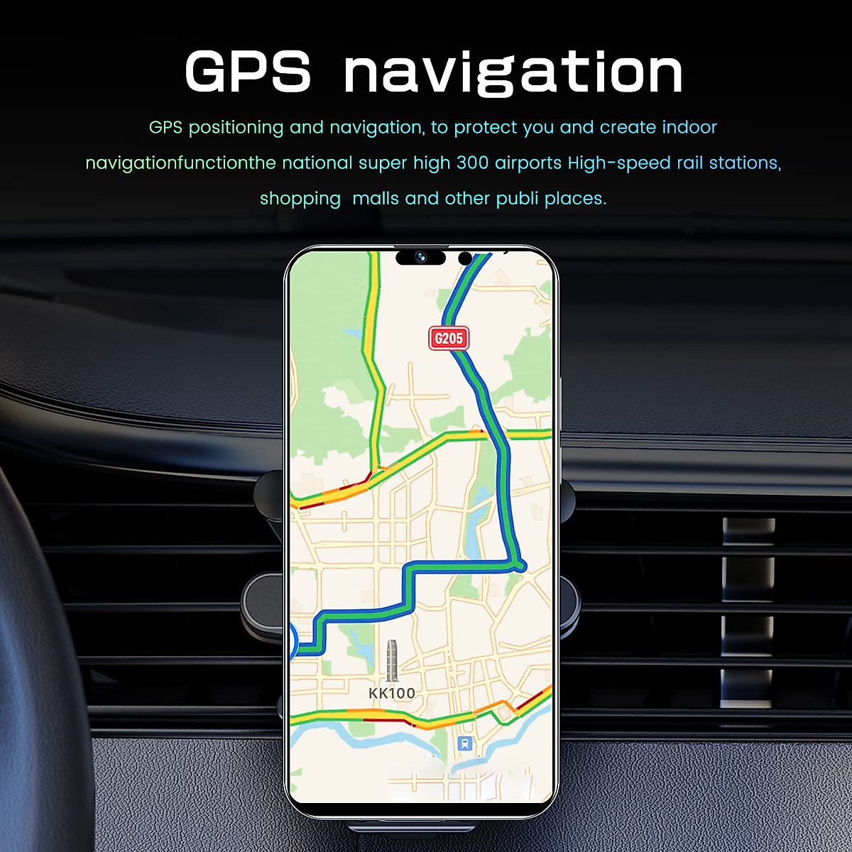 Zunate I14 Pro 3G Unlocked Smartphone, 6.53 Inch Large Screen, 4GB RAM 64GB ROM, Facial Unlocking Mobile Phone for Android 10.0, Dual 2 MP 8 MP Camera, Dual SIM Slot